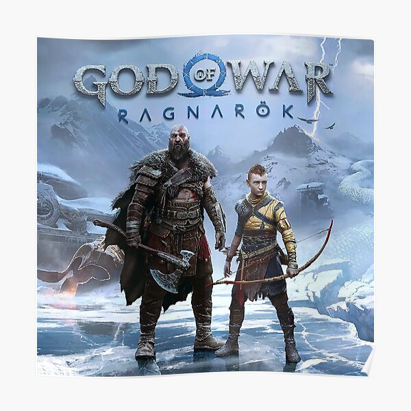 "God of War Ragnarok" Poster for Sale by yfandrints | Redbubble