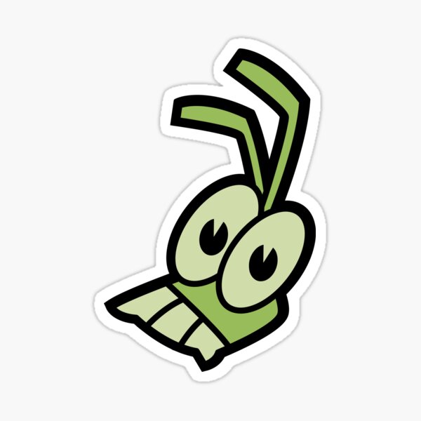 "Praying Mantis Face" Sticker for Sale by NeuroticSnail | Redbubble