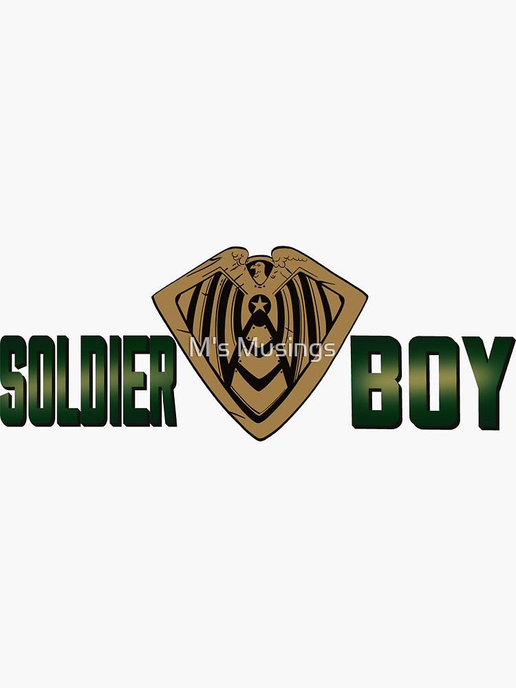 "Soldier Boy Shield xo" Sticker for Sale by mmsmusings | Redbubble