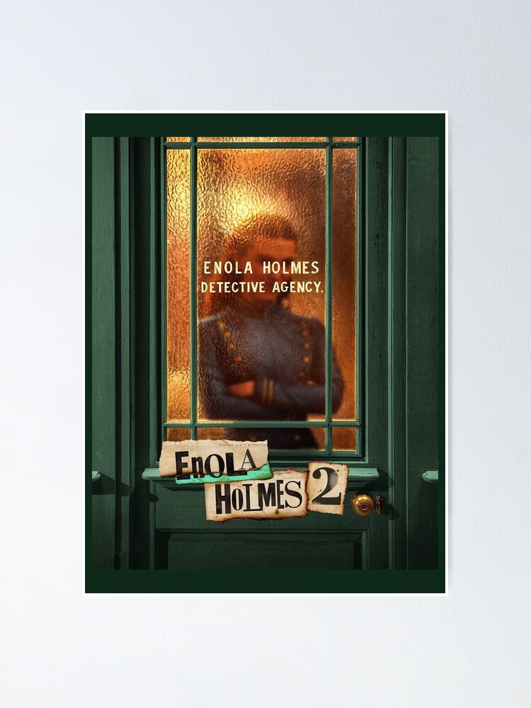 "enola holmes 2 poster detective agency" Poster for Sale by Moonlight-tree | Redbubble
