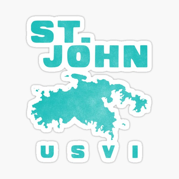 "St. John USVI" Sticker for Sale by MartinRivas | Redbubble