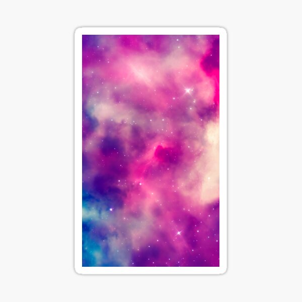 "Galaxy Nebula " Sticker for Sale by SpaceRipple | Redbubble