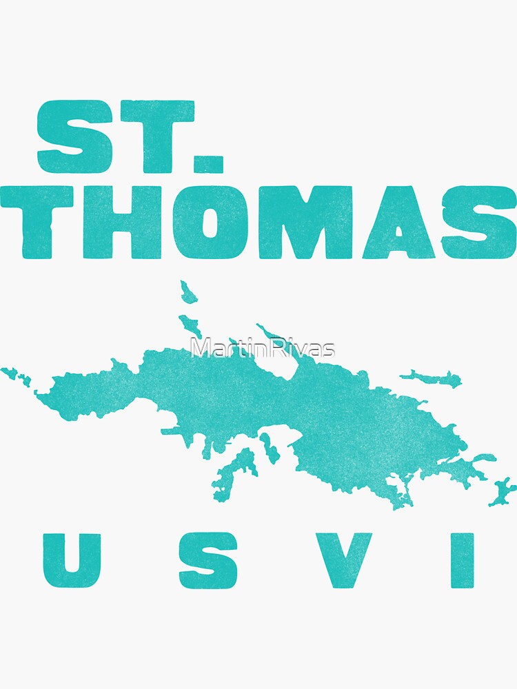 "St. Thomas USVI" Sticker for Sale by MartinRivas | Redbubble
