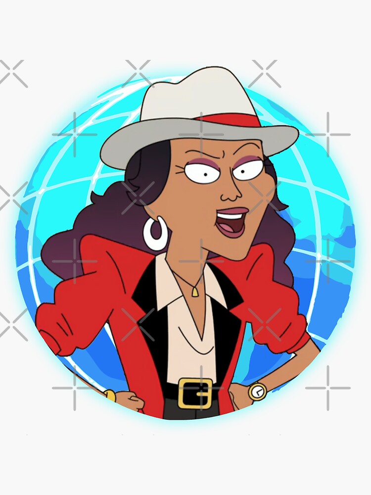 "Inside Job - Gigi Thompson 80s disguise" Sticker for Sale by Hyenas ...