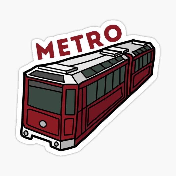 "Tyne And Wear Metro" Sticker for Sale by OneDayCollected | Redbubble