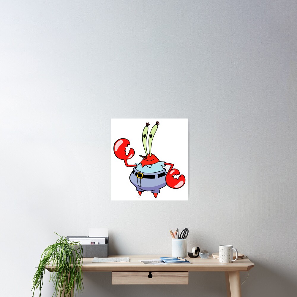 "Mr. Krabs from SpongeBob" Poster for Sale by wa07 | Redbubble