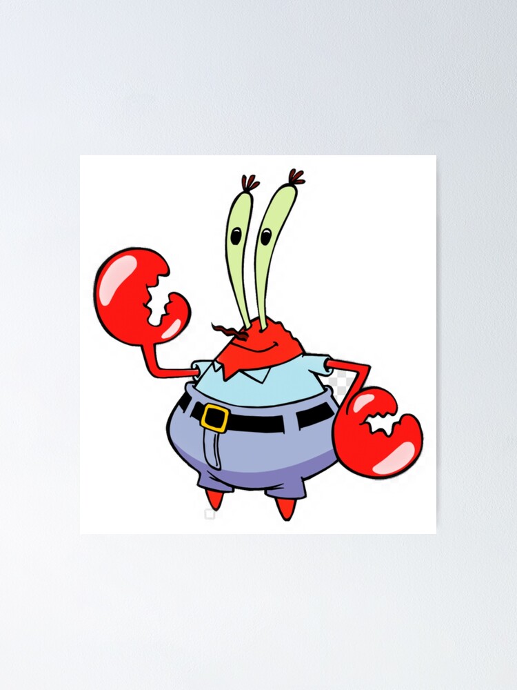 "Mr. Krabs from SpongeBob" Poster for Sale by wa07 | Redbubble