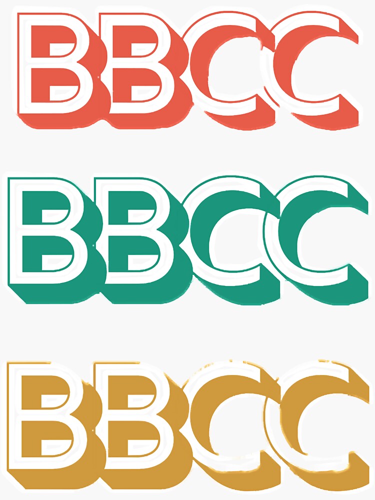 "Colorful BBCC -Bad Boy Chiller Crew" Sticker for Sale by MarkQusemmVtg ...