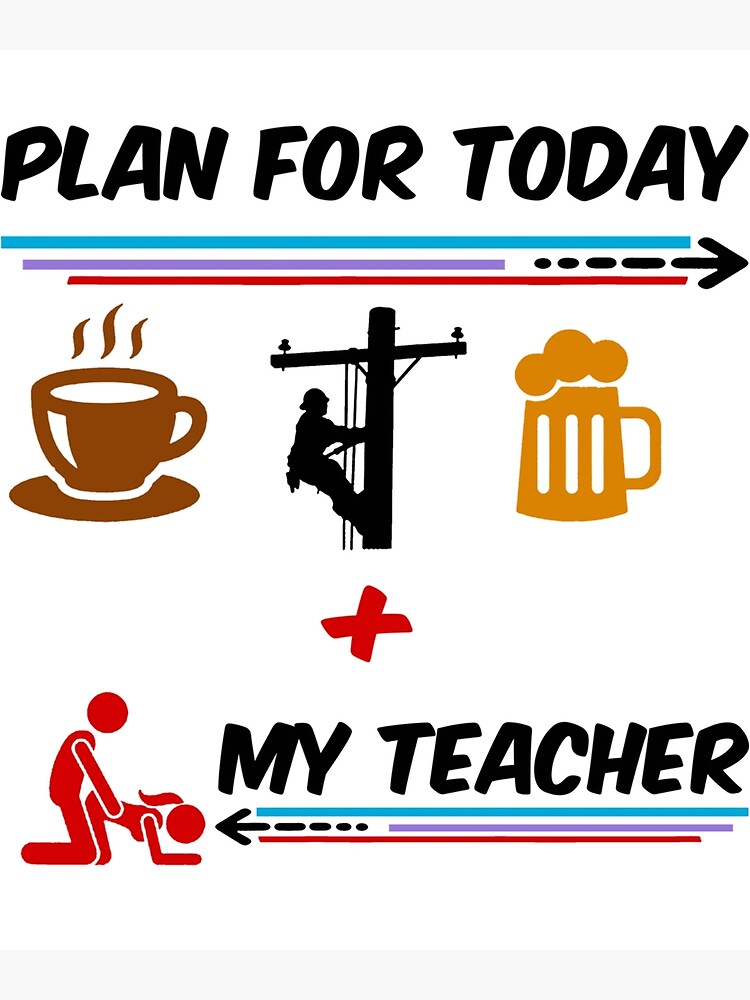 Fuck My Teacher Poster For Sale By Lightnloves Redbubble