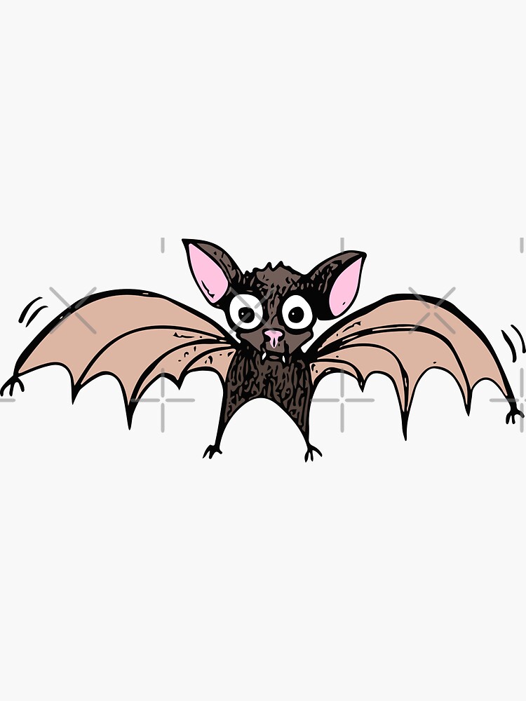 "Batty" Sticker for Sale by TReich03 | Redbubble