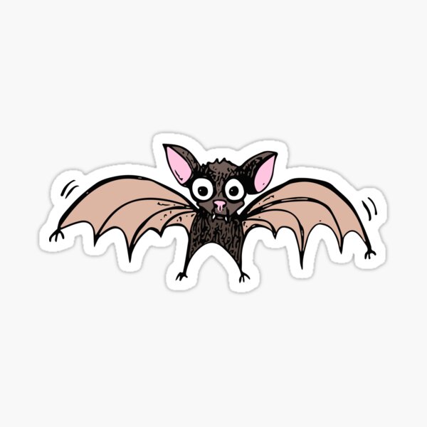 "Batty" Sticker for Sale by TReich03 | Redbubble