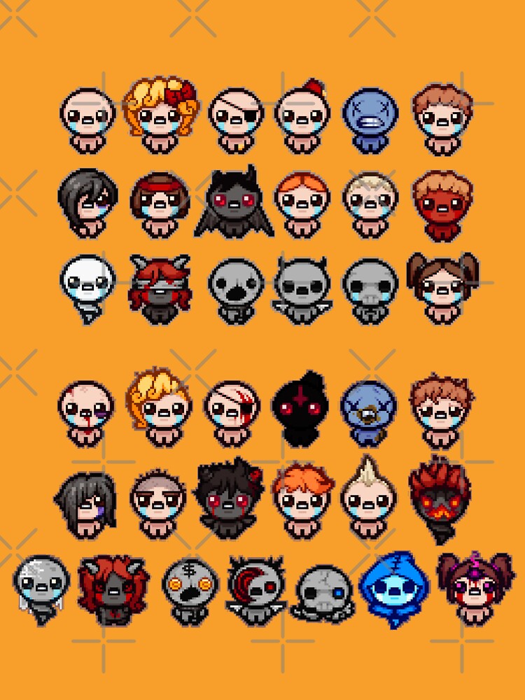 "Binding of Isaac-Characters" Classic T-Shirt for Sale by LondownDesign ...