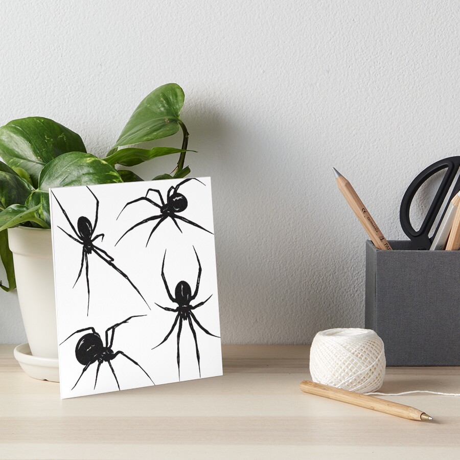 "Black Karma Spider Tattoo" Art Print for Sale by Cesarcali | Redbubble
