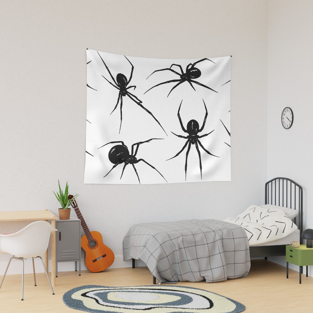 "Black Karma Spider Tattoo" Art Board Print for Sale by Cesarcali ...