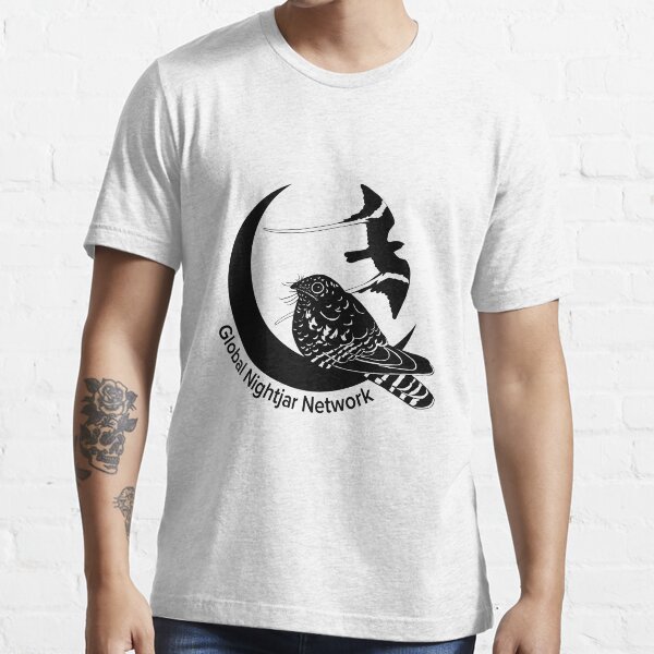 "Global Nightjar Network Logo (Black)" T-shirt for Sale by ...