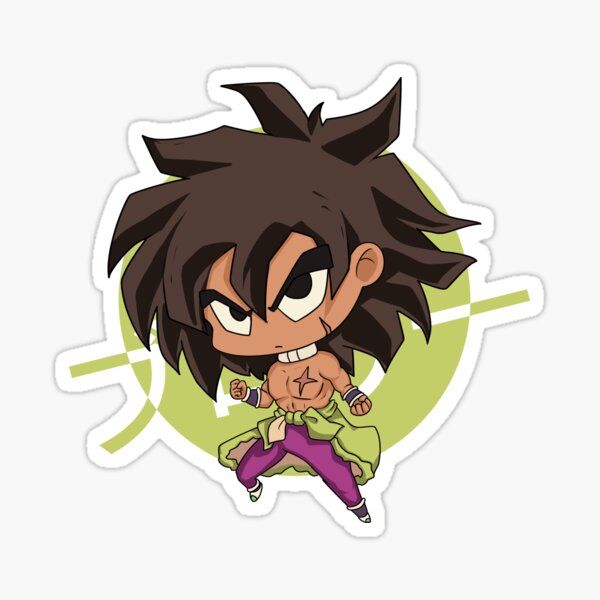 "Cute Chibi Broly" Sticker for Sale by xdanyart | Redbubble