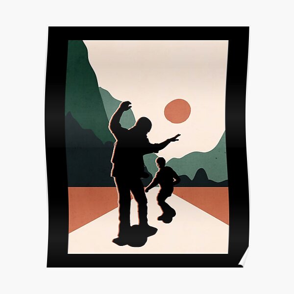 "onewheel artwork flat design landscape" Poster for Sale by QUEEN-WIVER ...