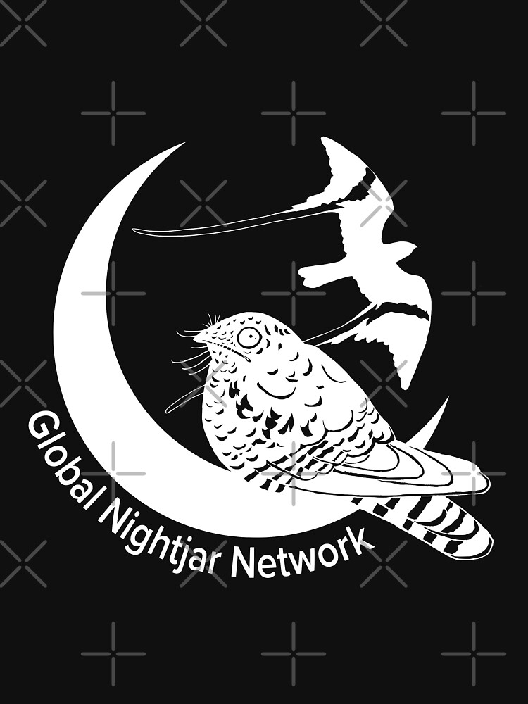 "Global Nightjar Network Logo (White)" T-shirt for Sale by ...