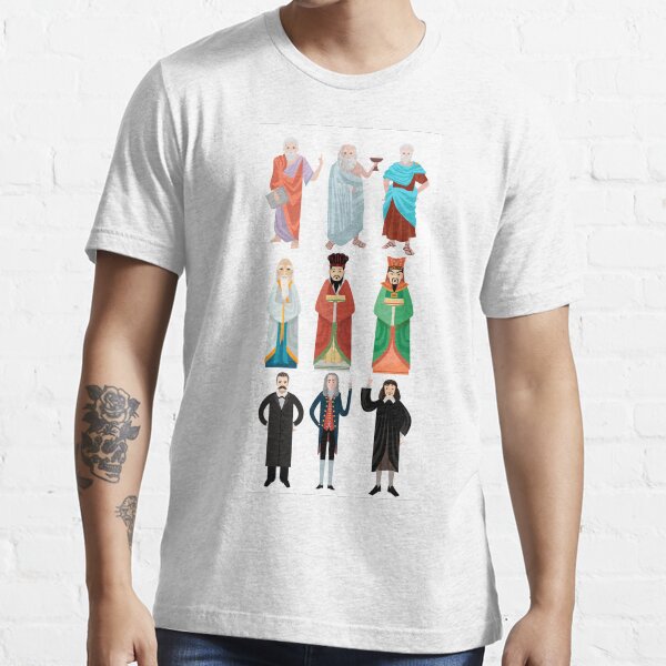 "greatest philosophers and thinkers from all the times" T-shirt for ...