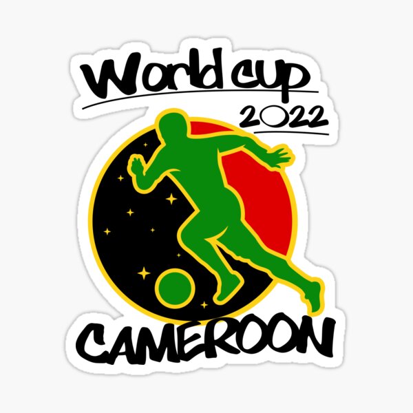 "Cameroon World Cup 2022" Sticker for Sale by Salukeart | Redbubble