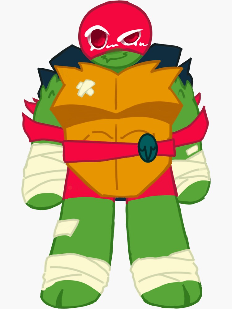 "Rottmnt Raph cookie" Sticker for Sale by Mychael030 | Redbubble