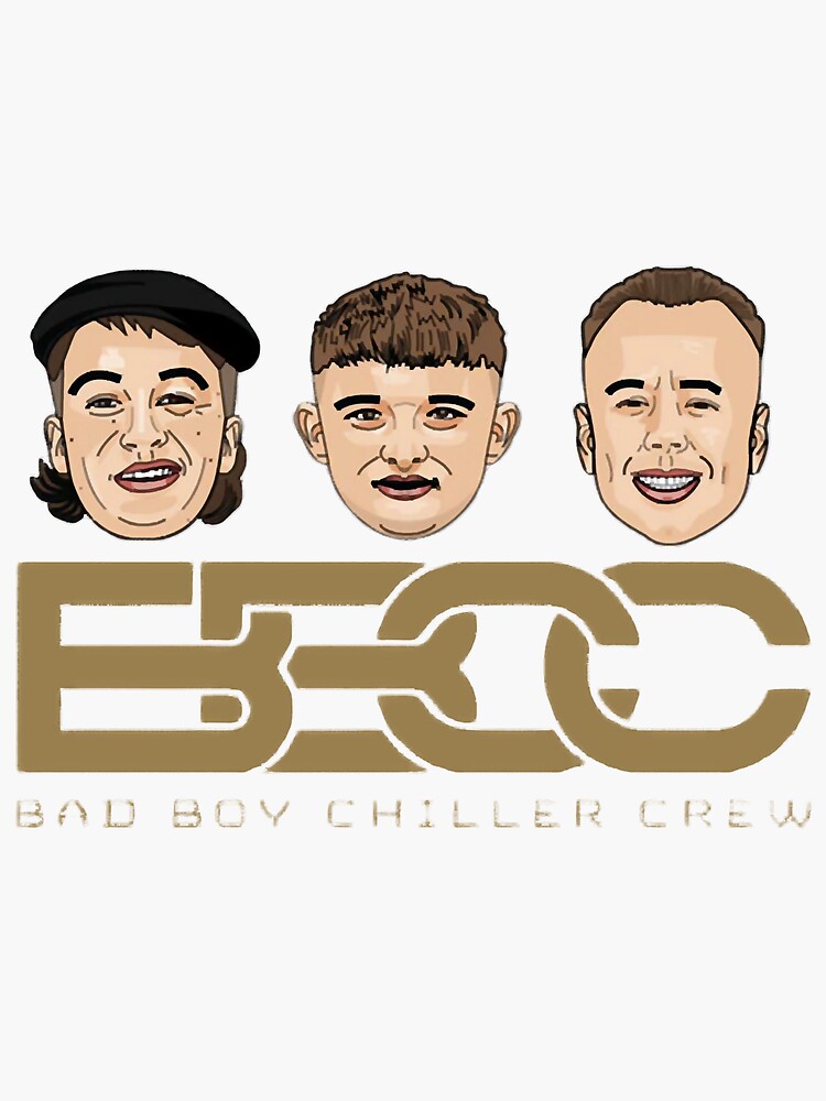 "BBCC Bad Boy Chiller Crew Best selling art designs" Sticker for Sale ...