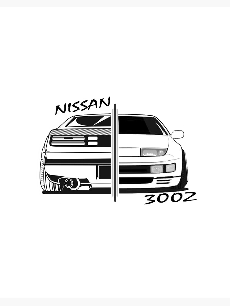 "Nissan 300ZX, JDM Car" Poster for Sale by T-JD | Redbubble
