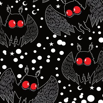 "Mothman Night" Art Print for Sale by Rich Hague | Redbubble