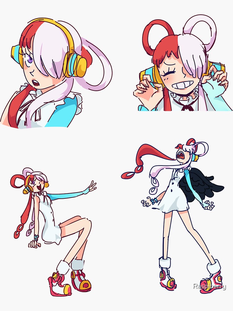 "Uta Sticker Set" Sticker for Sale by Raspiberry | Redbubble