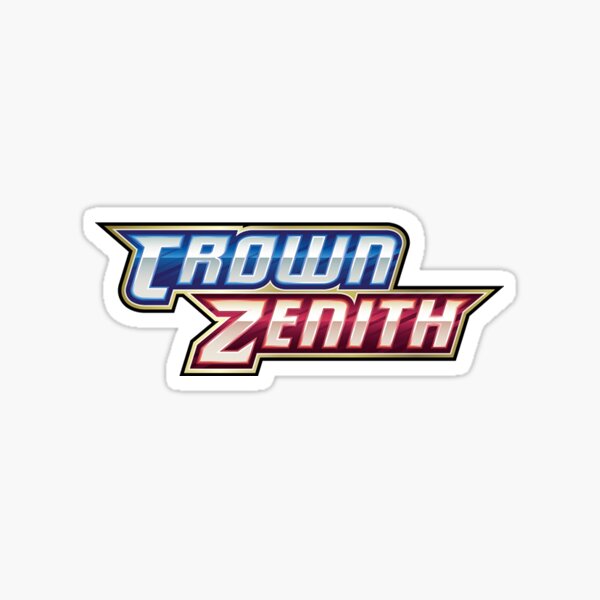 "Crown Zenith Logo" Sticker for Sale by PoCLAYmon | Redbubble