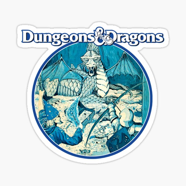 "D&D Basic Set (For Light Shirts)" Sticker for Sale by shirtwarp ...