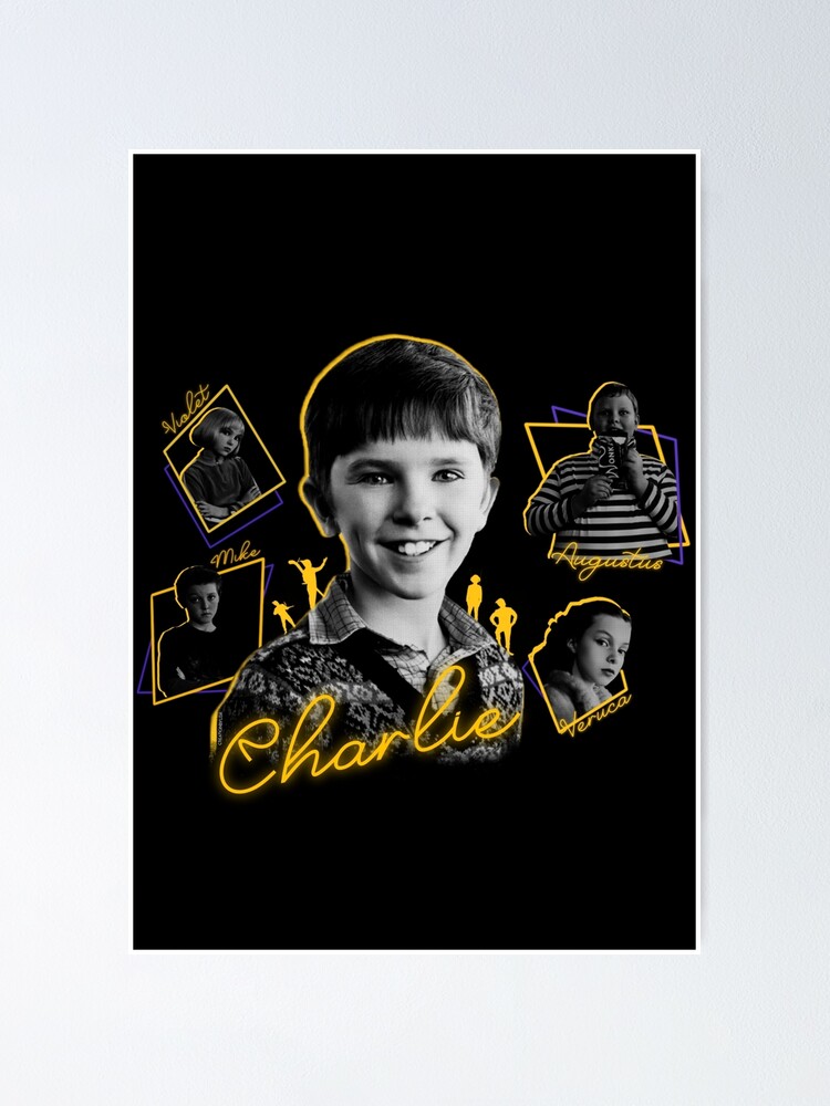 "Charlie and chocolate factory design " Poster for Sale by ...