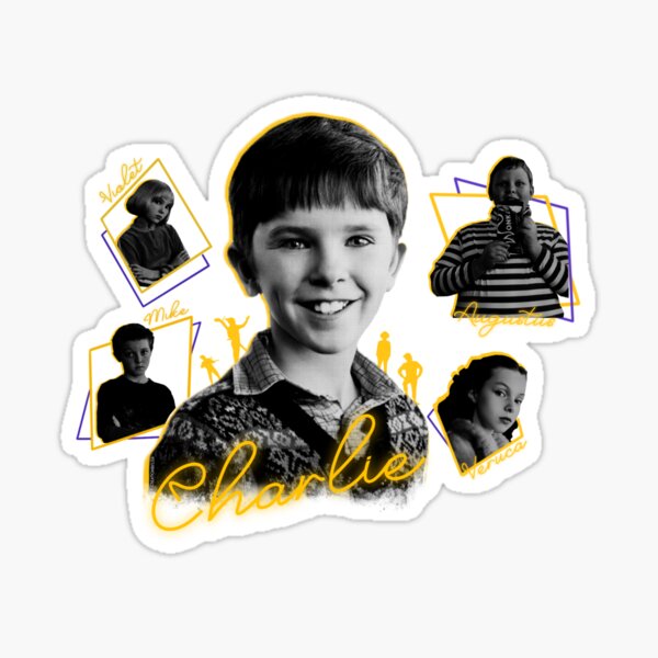 "Charlie and chocolate factory design " Sticker for Sale by ...