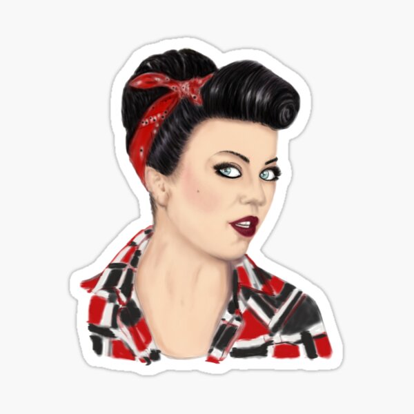 "PIN UP" Sticker by Sorayamp | Redbubble