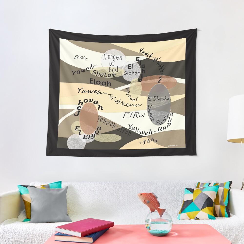 "Names of God" Tapestry for Sale by EloiseArt | Redbubble