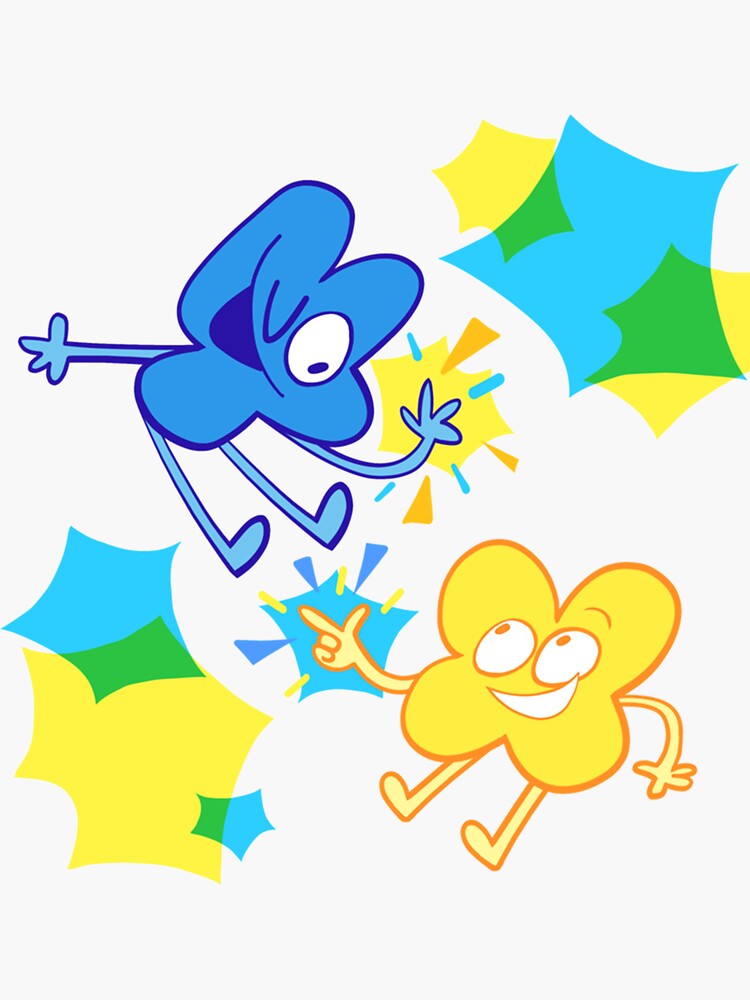 "BFB 4 and X " Sticker for Sale by JalynBuckridg | Redbubble