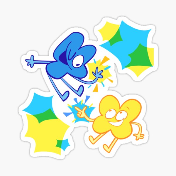 "BFB 4 and X " Sticker for Sale by JalynBuckridg | Redbubble