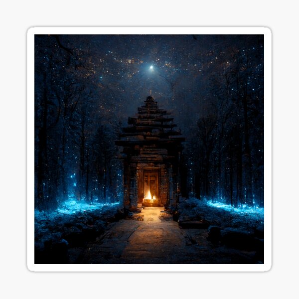"A Magical Ancient Mystical Shrine " Sticker for Sale by InsterDesign ...
