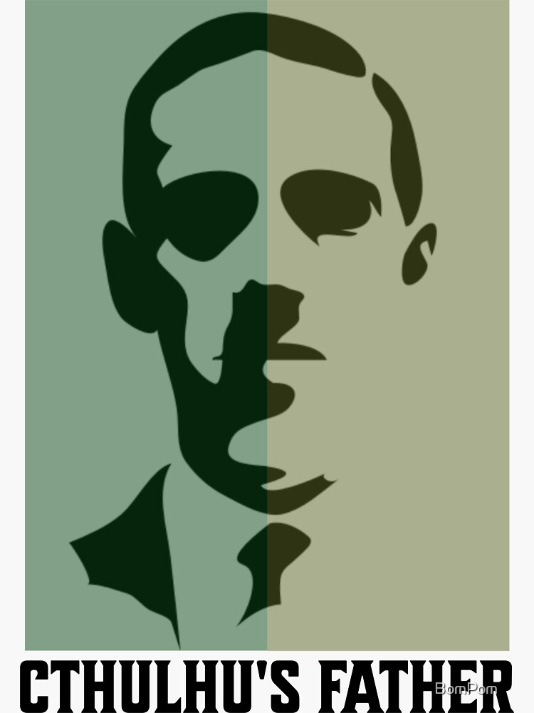 "Cthulhu's father - Lovecraft" Sticker for Sale by BomPom | Redbubble