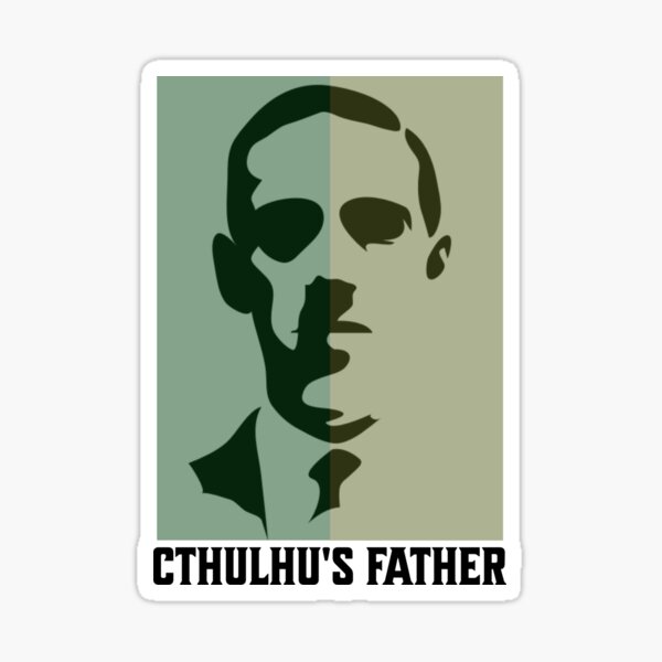 "Cthulhu's father - Lovecraft" Sticker for Sale by BomPom | Redbubble