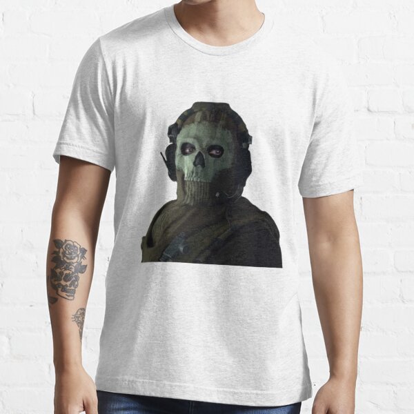 "COD MW2 Ghost Staring Meme cropped HIGH QUALITY" T-shirt for Sale by ...