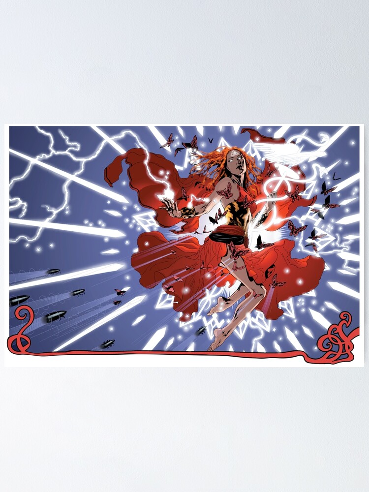 Póster «promethea,hq,nueva promethea,mariposa,magia,idea,alan moore,jh ...