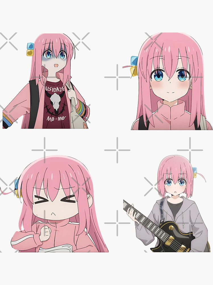 "Hitori Gotou - Bocchi the Rock!" Sticker for Sale by Neelam789 | Redbubble