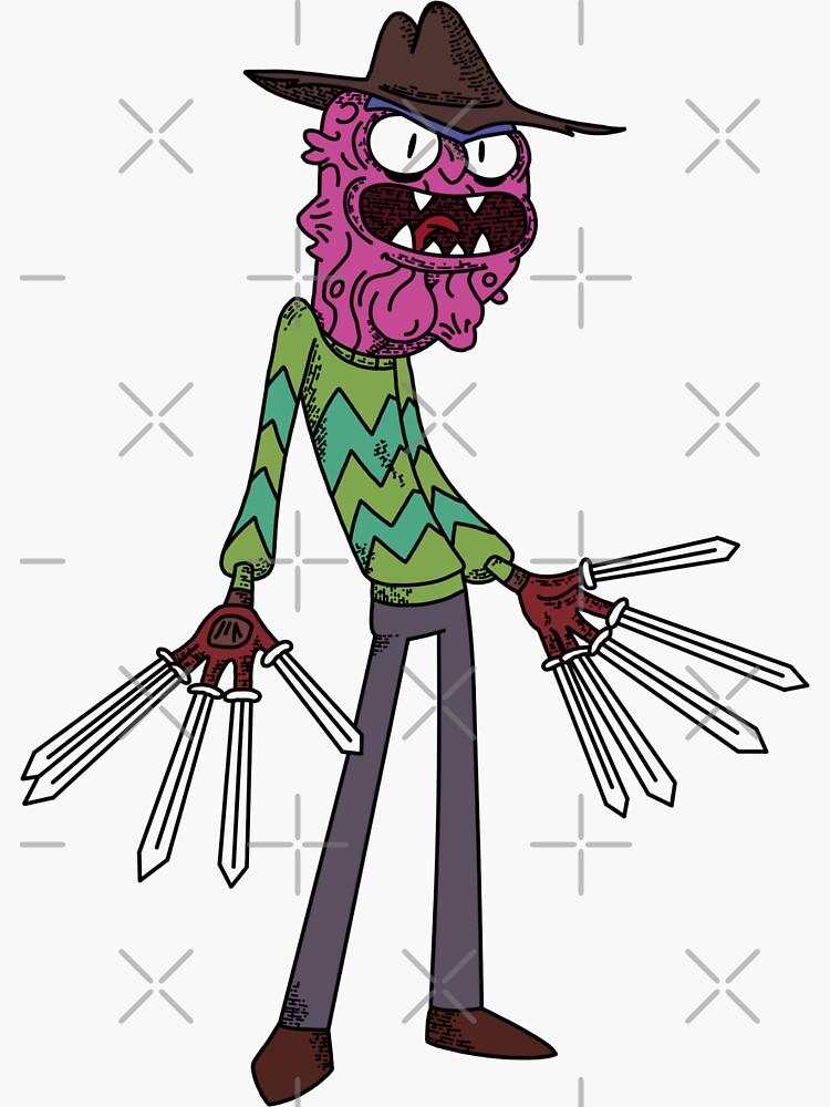"Scary Terry [Scary Terry in Rick and Morty]" Sticker for Sale by ...