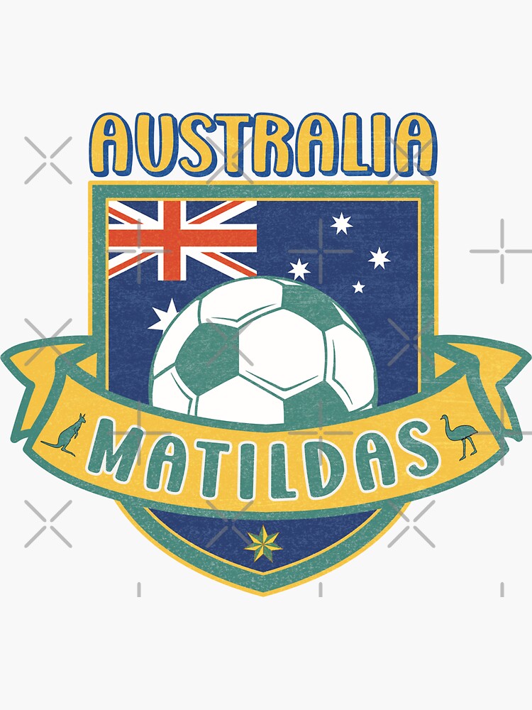 "Australian Womens Soccer Crest (Matildas)" Sticker for Sale by ...