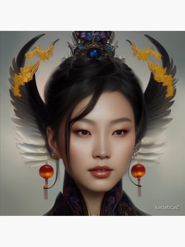 "Stunning Chinese Queen" Sticker for Sale by katiebca2 | Redbubble