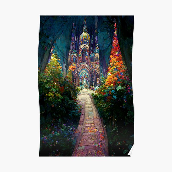 "Enchanted Forest" Poster for Sale by WeddingPrint | Redbubble
