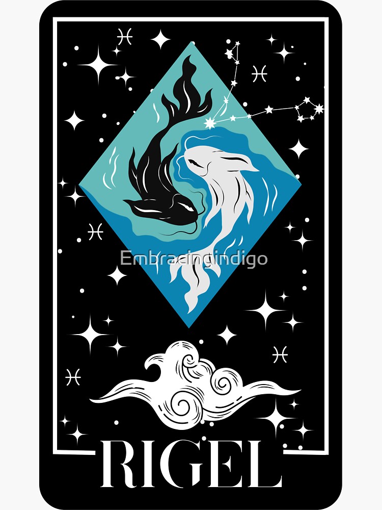 "ZA Zodiac Academy Max Rigel " Sticker for Sale by Embracingindigo ...