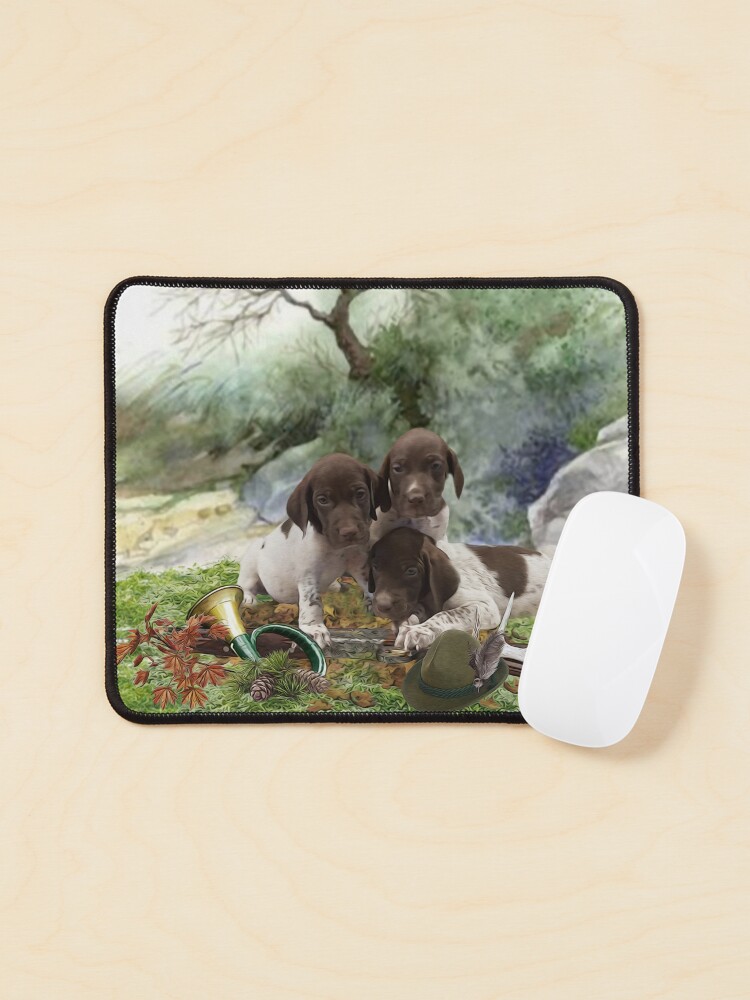 "German Shorthaired Pointer cute puppies" Mouse Pad for Sale by ...