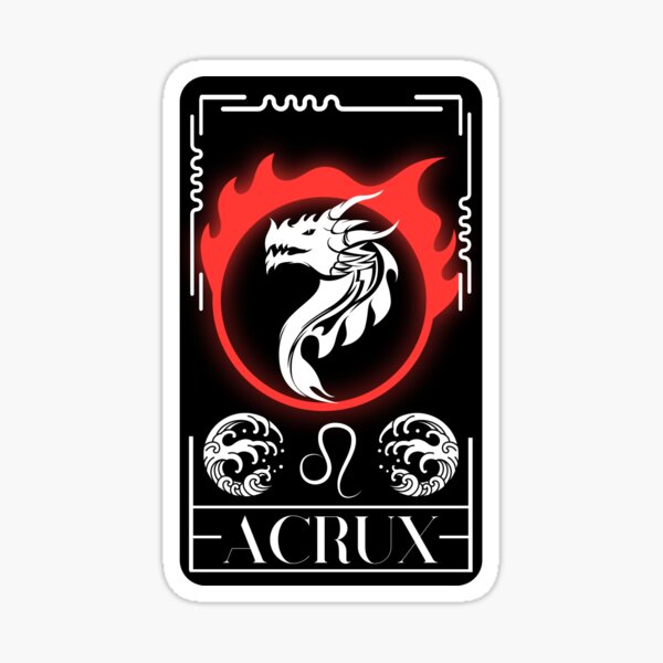"ZA Zodiac Academy Darius Acrux" Sticker for Sale by Embracingindigo ...